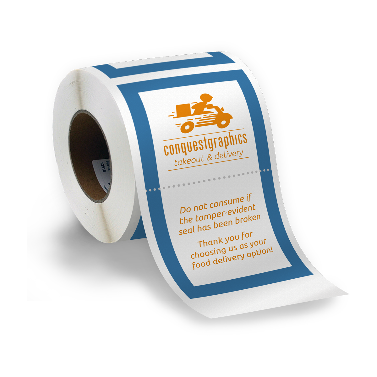 Food Safety Tamper-Evident Seals Printing | Conquest Graphics
